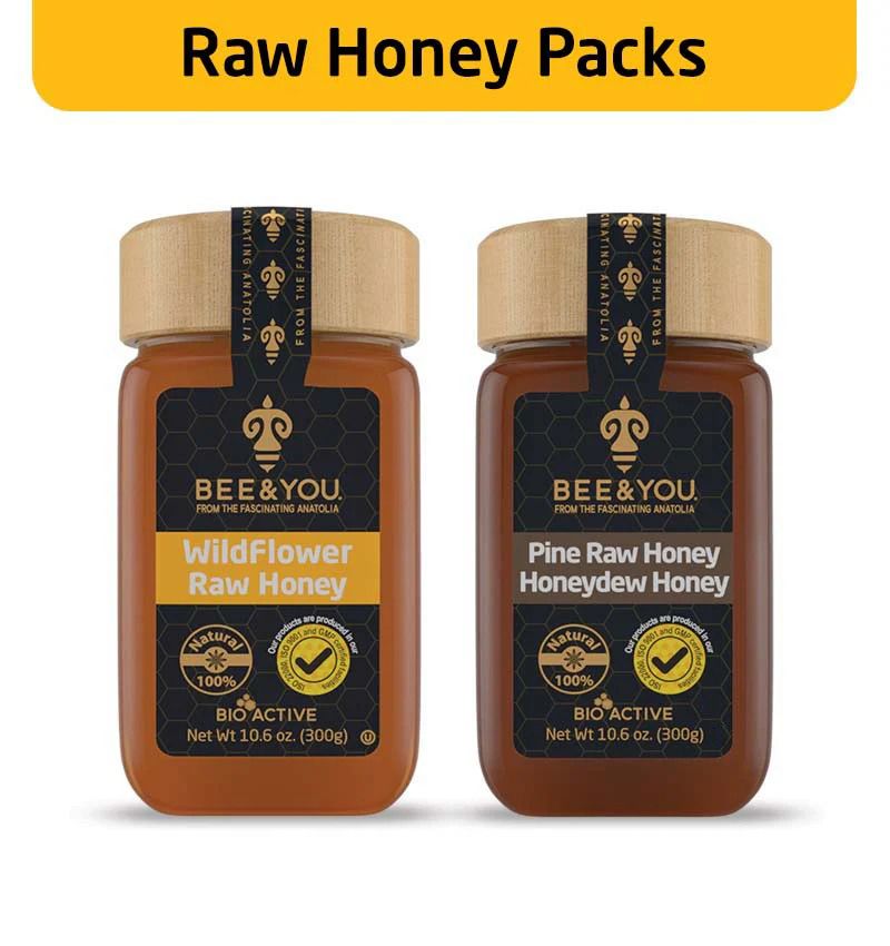 Raw Honey Packs – BEE&YOU