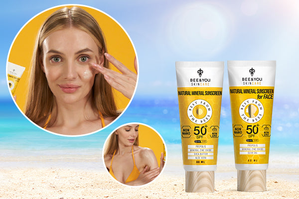 BEE&YOU Face and Body Sunscreens, formulated specifically to meet your