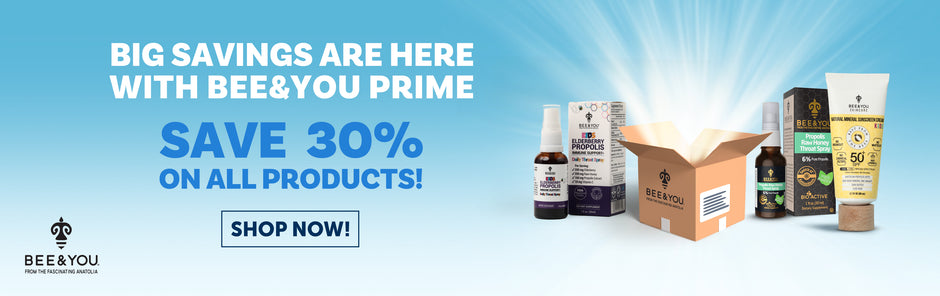 BEE&YOU 100% Natural Organic Certified Patented Bee Products