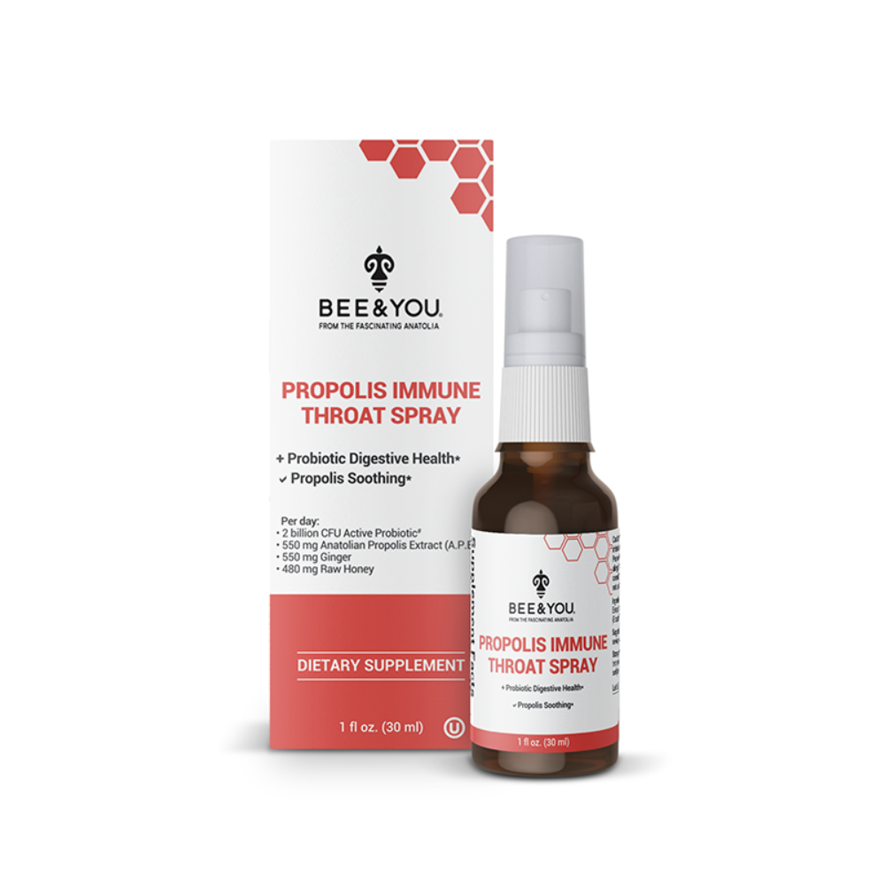 Propolis Probiotic Throat Spray - Immune Support, 30 ml – BEE&YOU