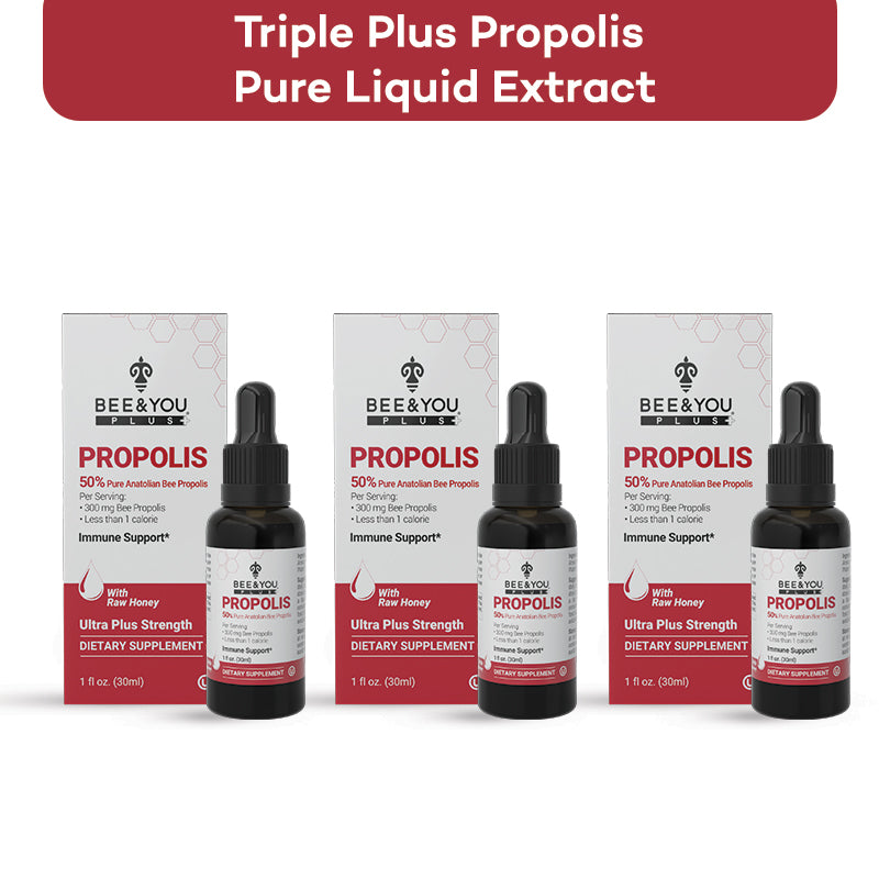 Triple Plus Propolis Pure Liquid Extract – BEE&YOU