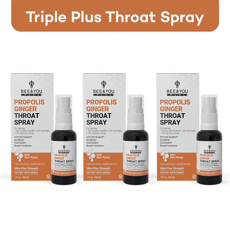 Triple Plus Throat Spray – BEE&YOU
